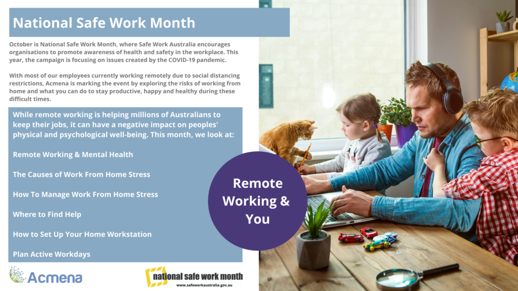 Acmena Supports National Safe Work Campaign - Acmena